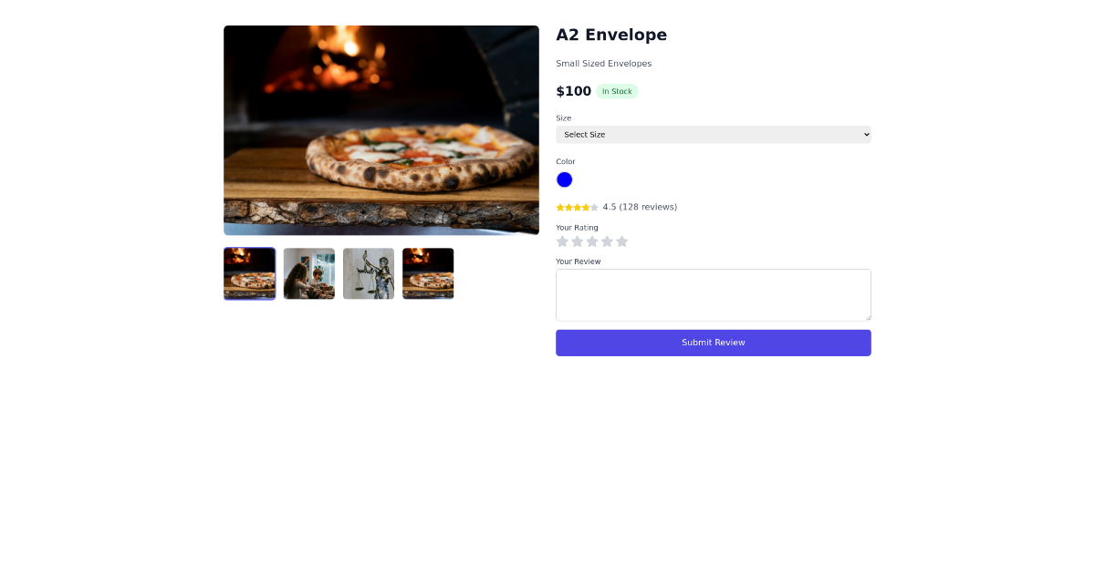 Product Summary - Free React, Tailwind Component