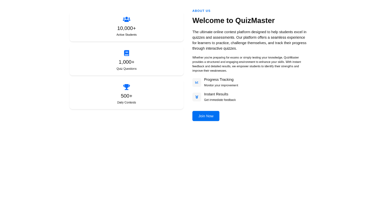 Modern About Section - Free Html, Bootstrap Component