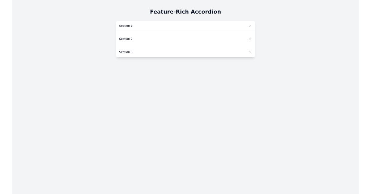 Accordion Item - Free React, Tailwind Component