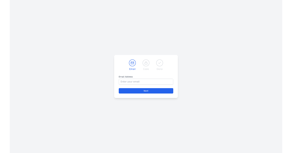 React Account Activation Form with Tailwind CSS