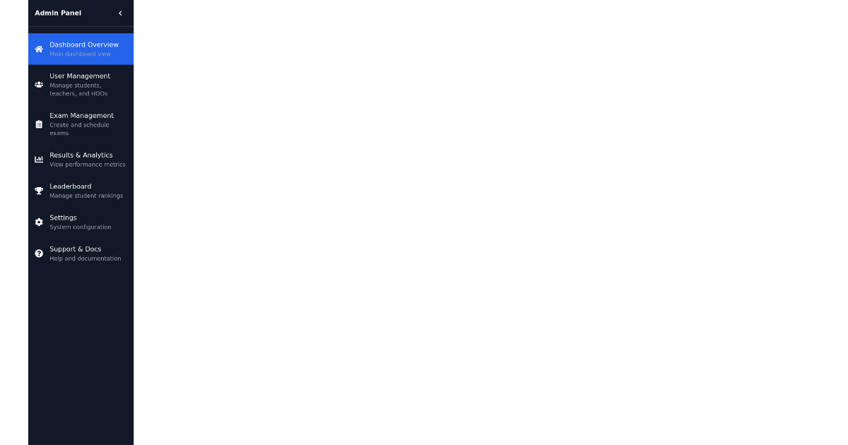 Admin Sidebar - Free React, Tailwind Component