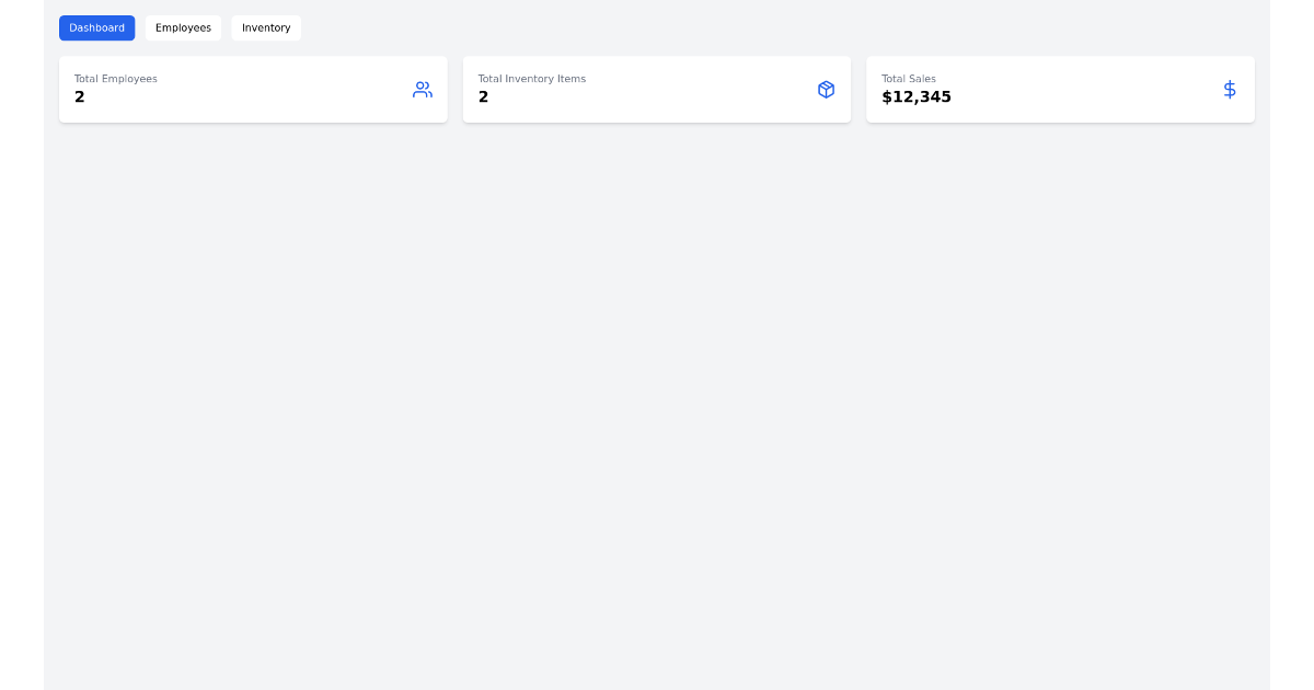 Admin Interface - Free React, Tailwind Component