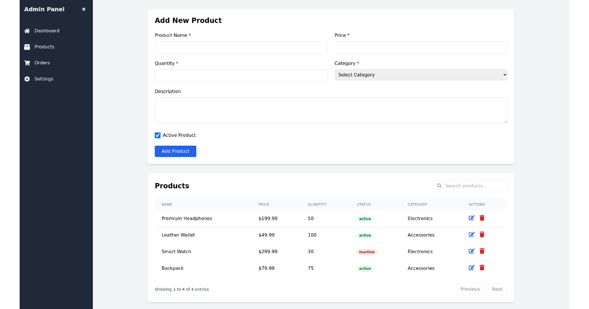Admin Dashboard - Free React, Tailwind Component
