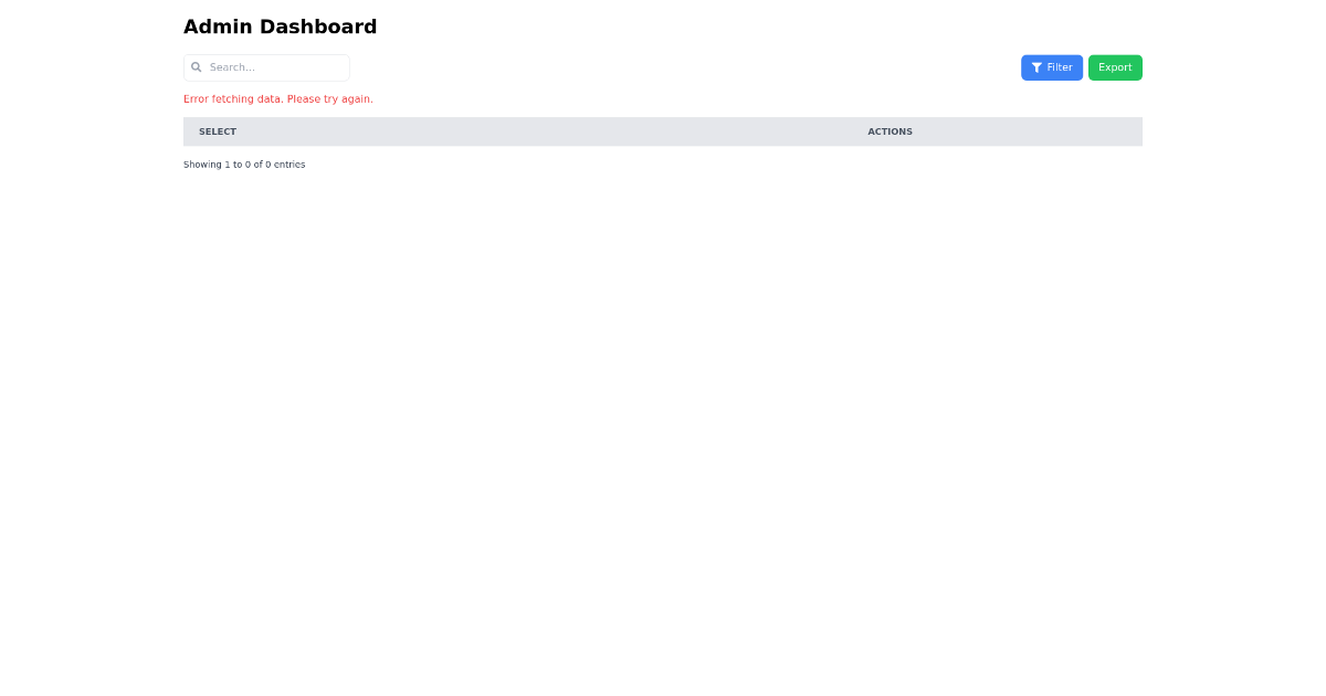 Admin Layout - Free React, Tailwind Component