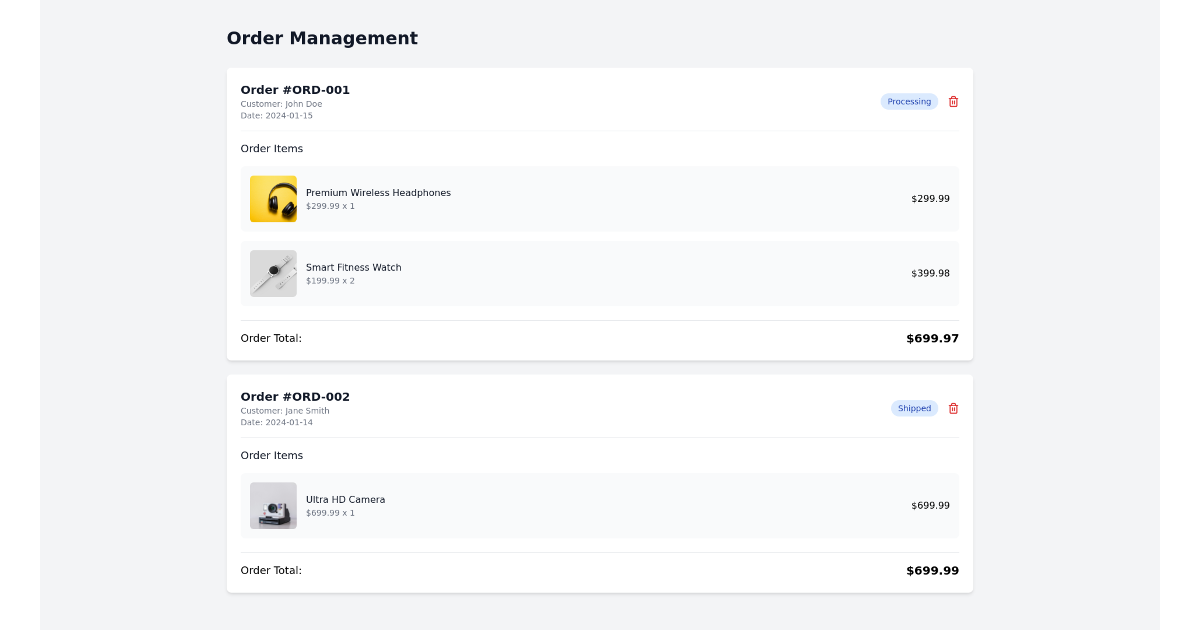 Default Component - Free React, Tailwind Component