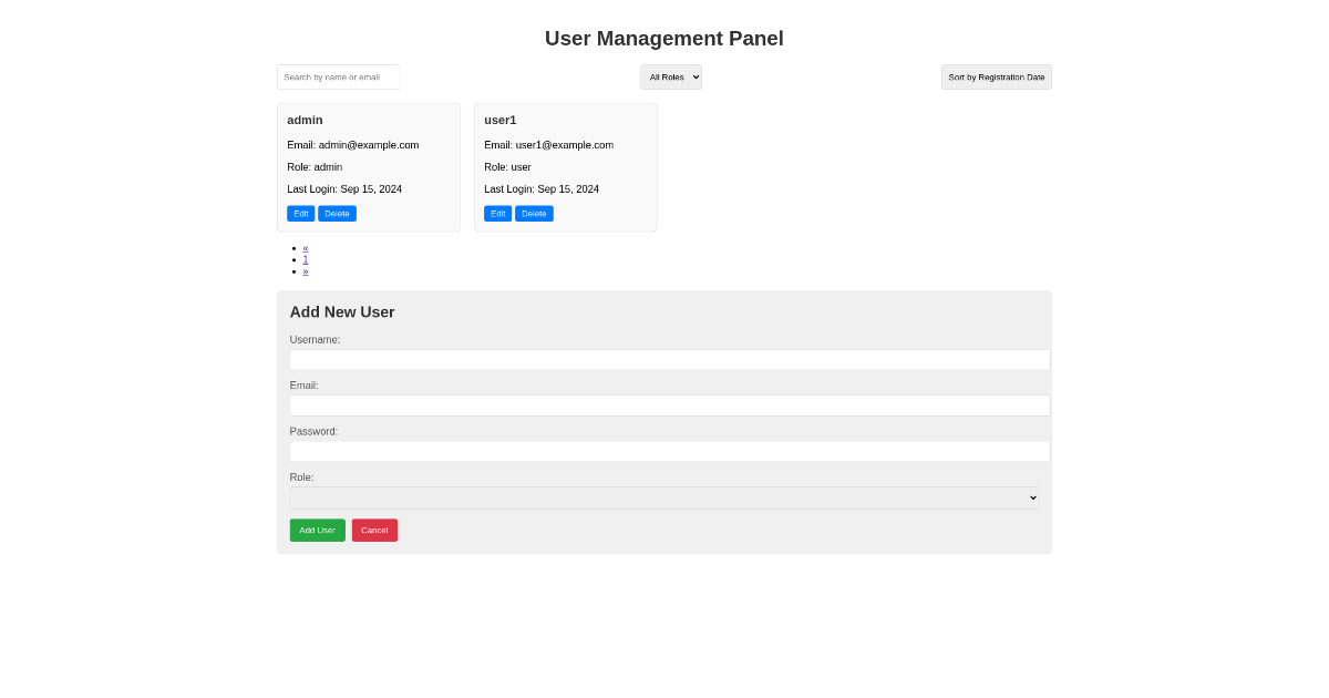 Admin Panel Component - Free Angular, Css Component