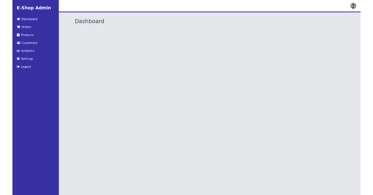 Admin Sidebar Layout - Free Html, Tailwind Component
