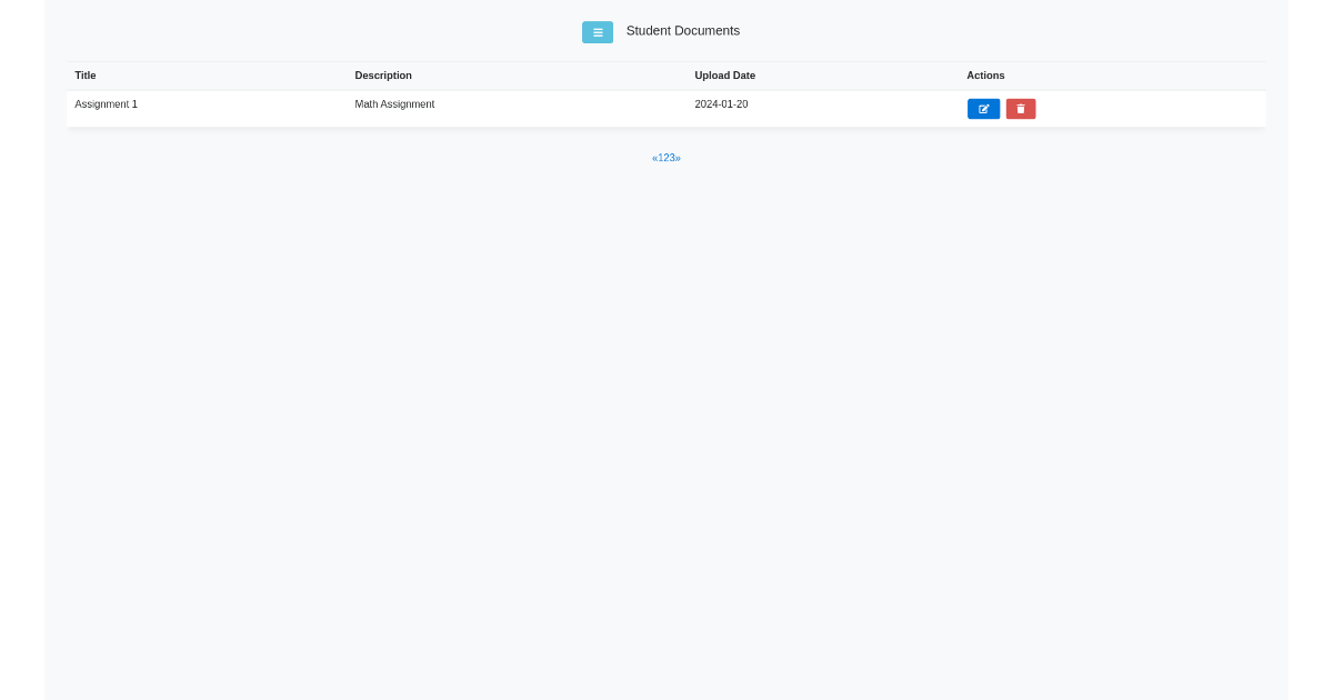 Document Management Interface - Free Html, Bootstrap Component