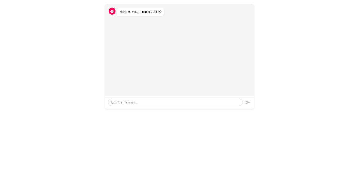 Chat Container - Free React, Mui Component