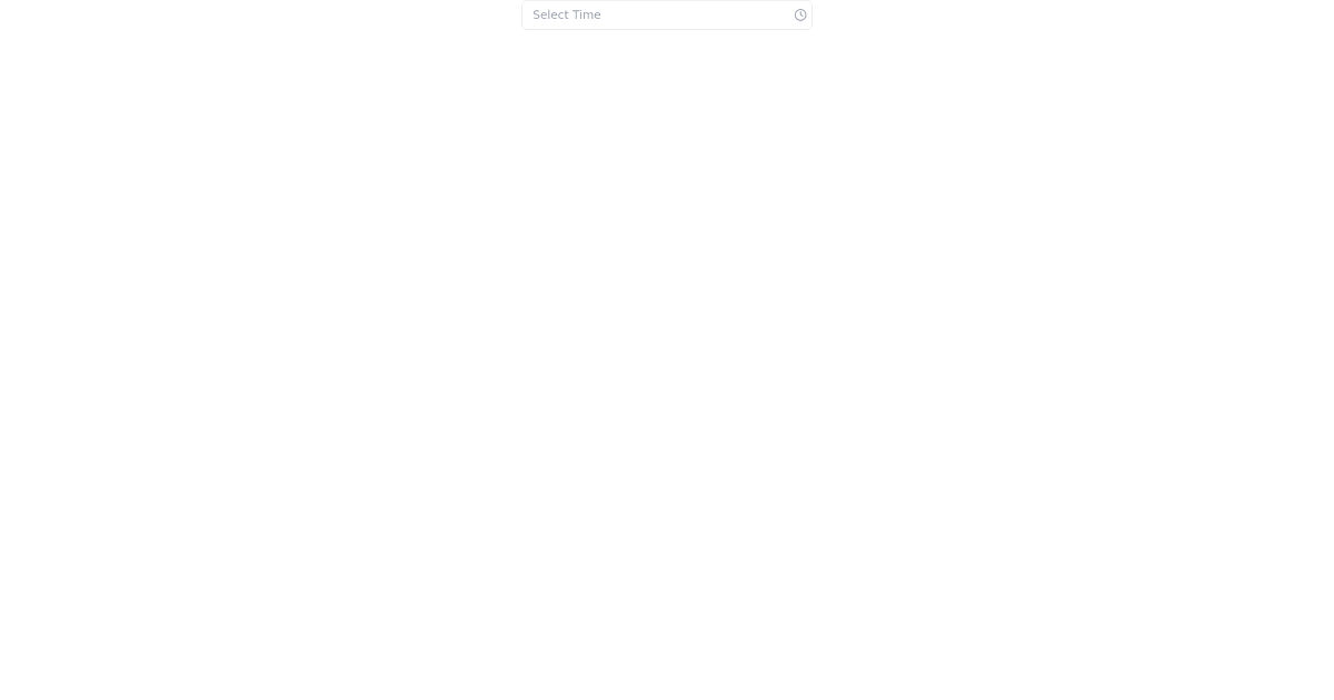 A I Time Picker - Free React, Tailwind Component