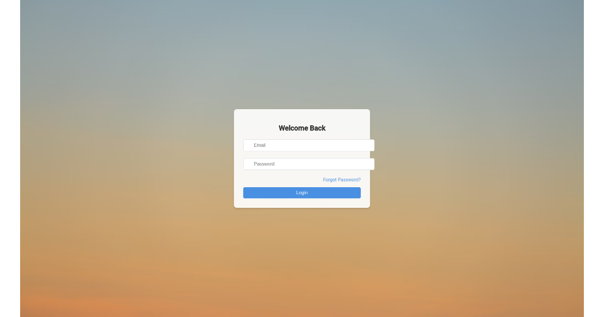 Login Form Component - Free Angular, Css Component