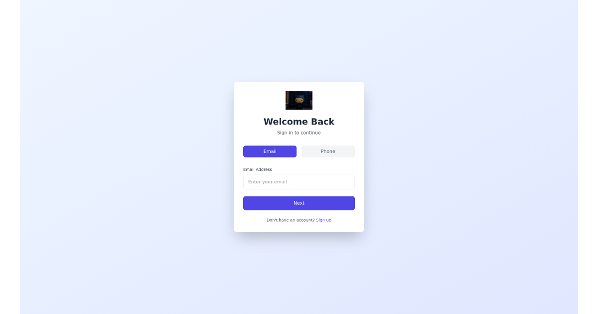 Angular Card Component with Logo - Tailwind UI Library