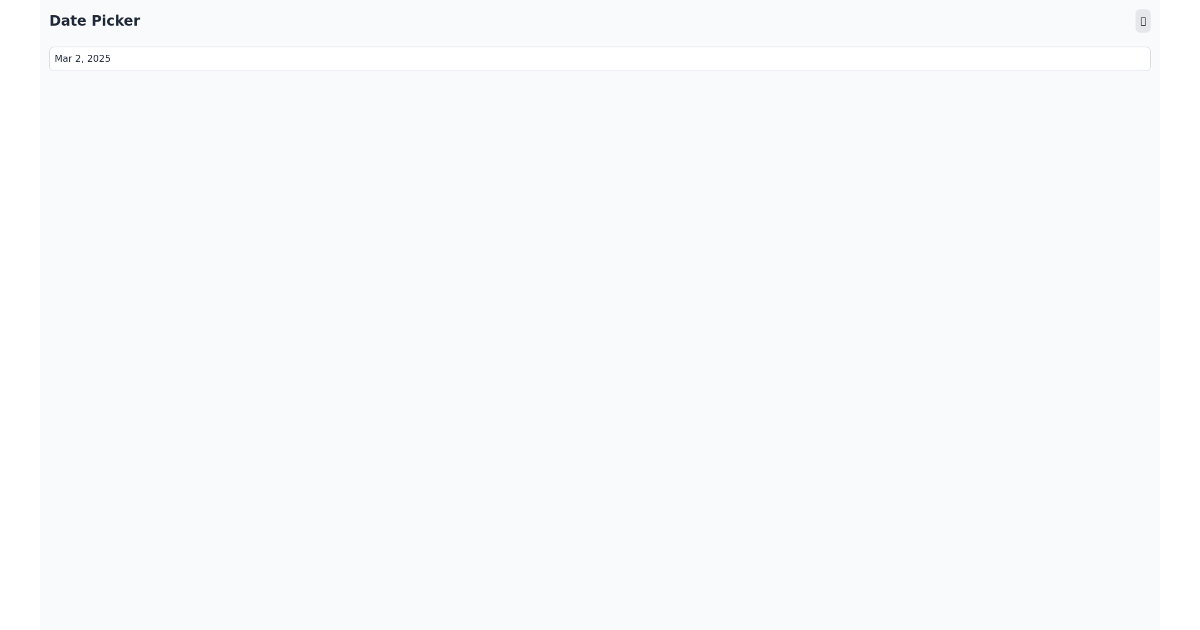 Calendar Task Manager - Free Angular, Tailwind Component