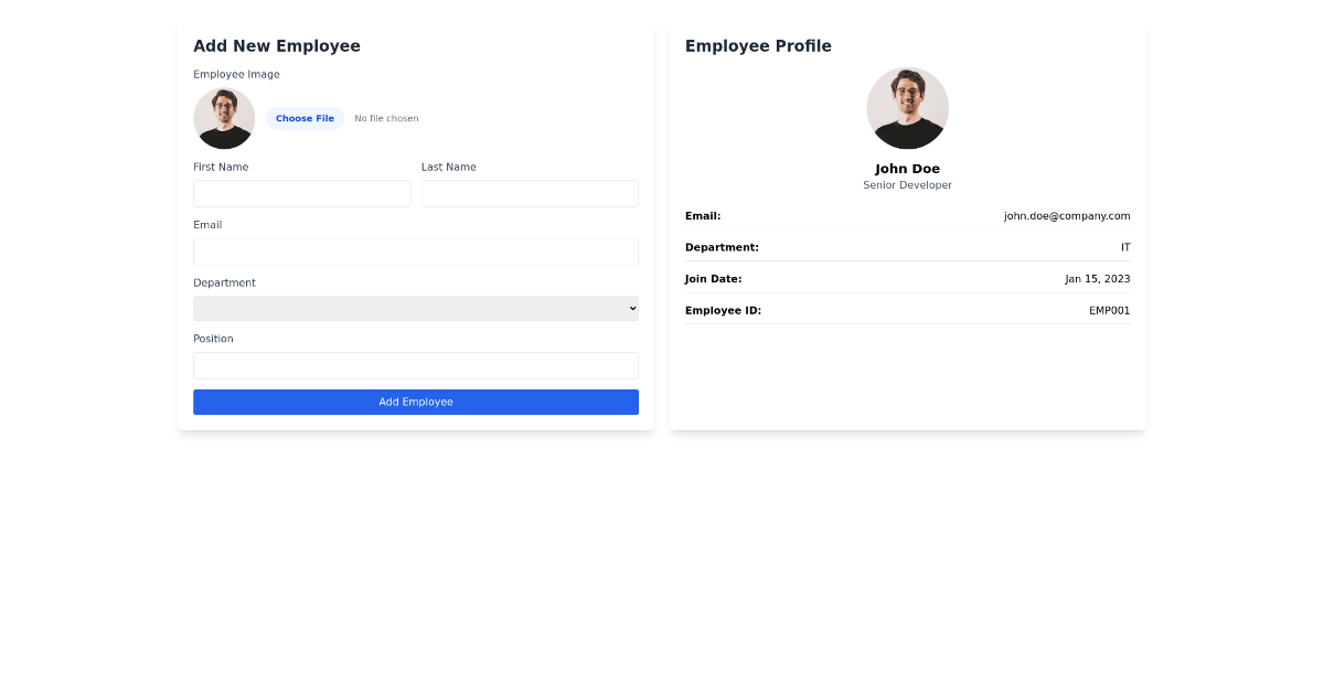 I T Request Form - Free Angular, Tailwind Component