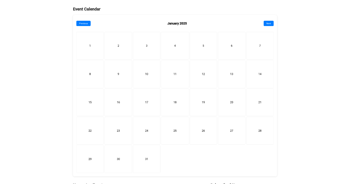 Dashboard Home Page - Free Angular, Css Component