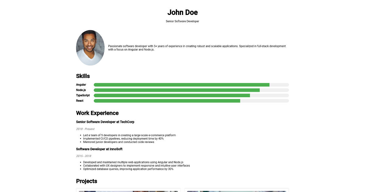 Landing Page - Free Angular, Css Component