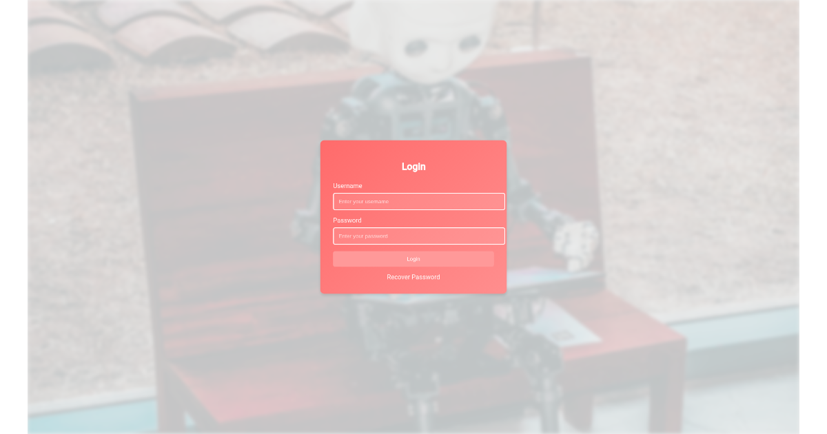 A I Login Component - Free Angular, Css Component