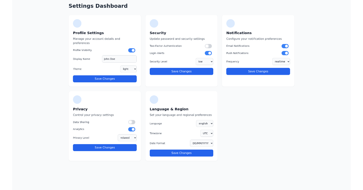 Configuración de Página en Angular con Tailwind CSS