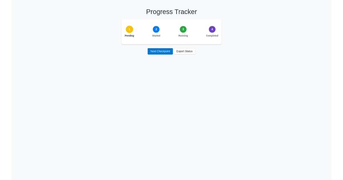 Animated Progress Slider - Free Html, Bootstrap Component