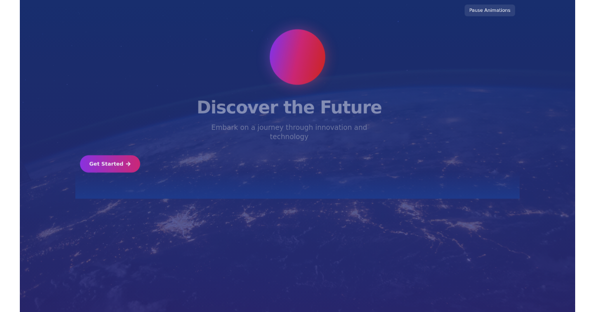 Animation Section - Free React, Tailwind Component