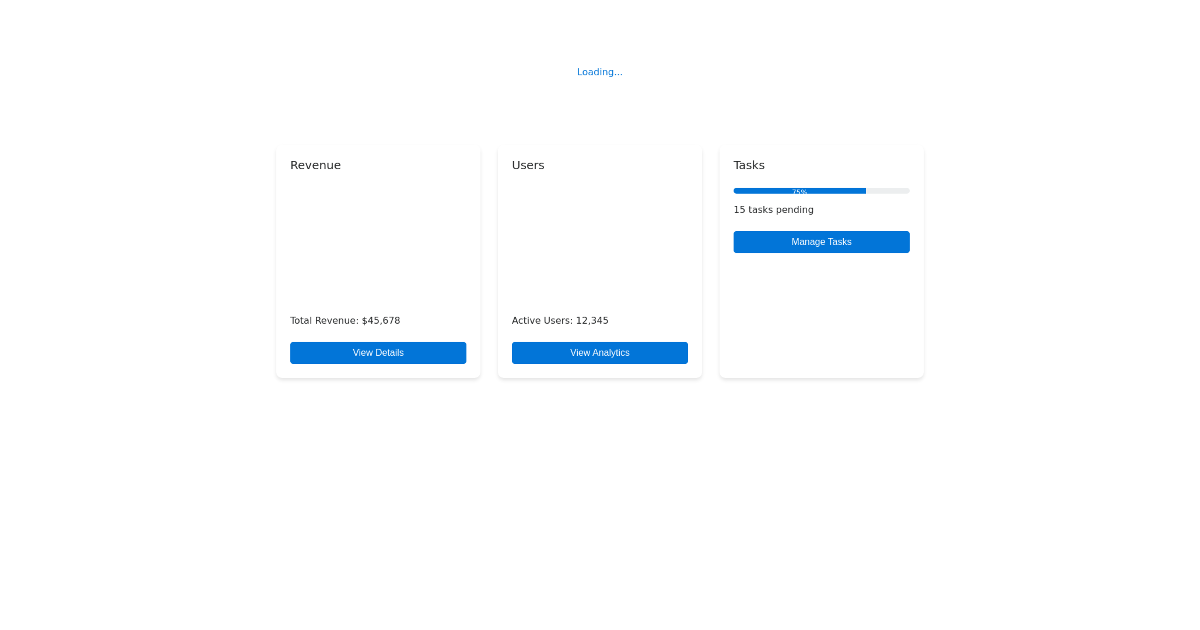 Interactive Dashboard Component - Free Html, Bootstrap Component