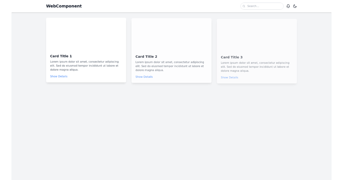 Web Component - Free React, Tailwind Component