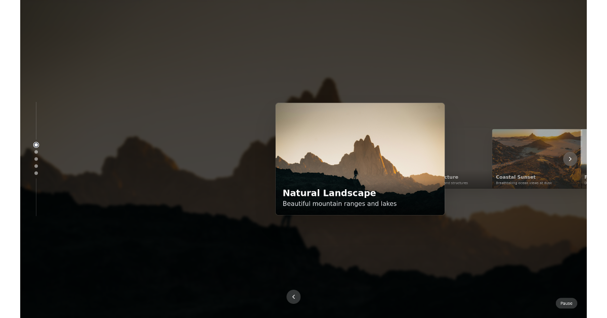 Zoom Carousel - Free React, Tailwind Component