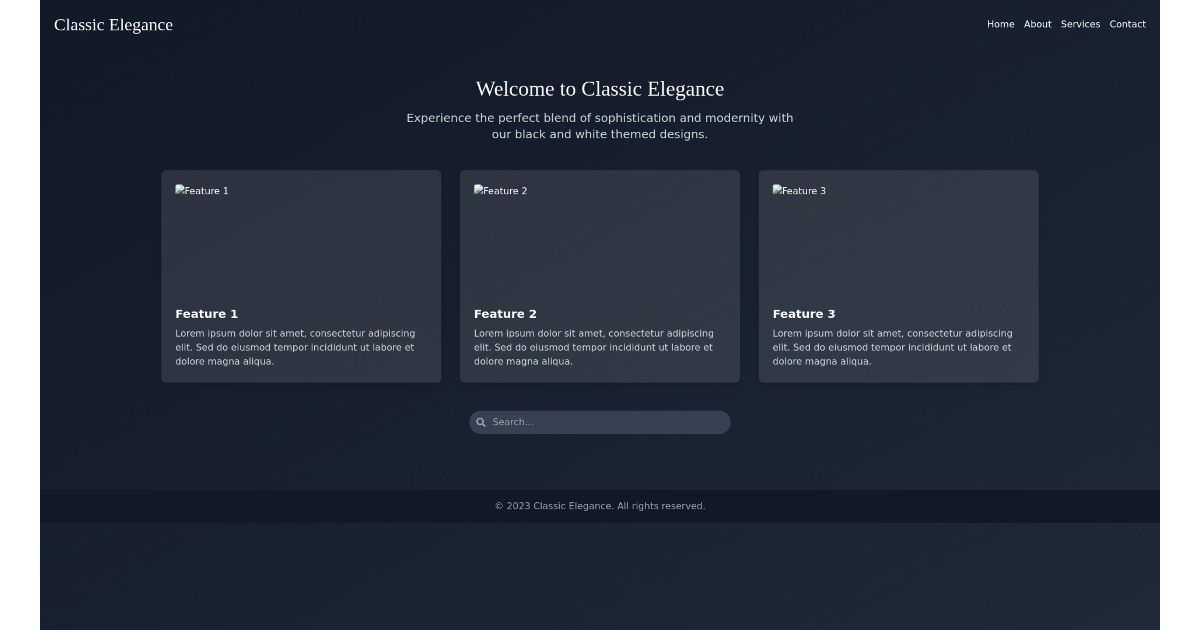 Feature Rich Component - Free React, Tailwind Component