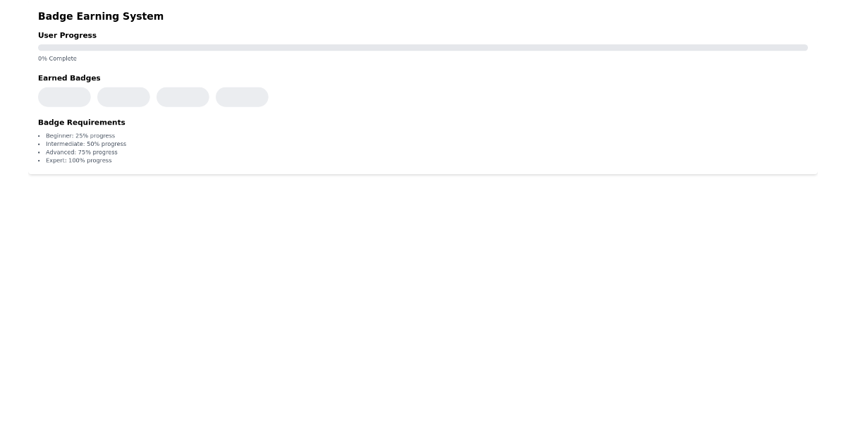 User Badge - Free React, Tailwind Component