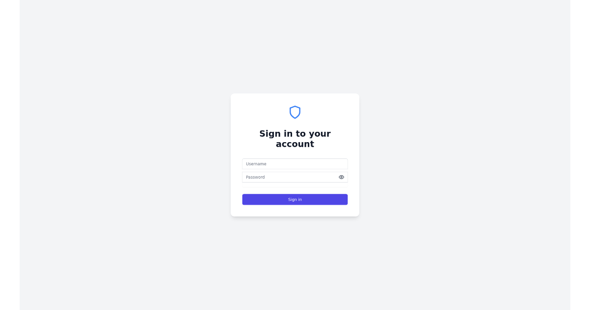 Bank Login Page - Free React, Tailwind Component