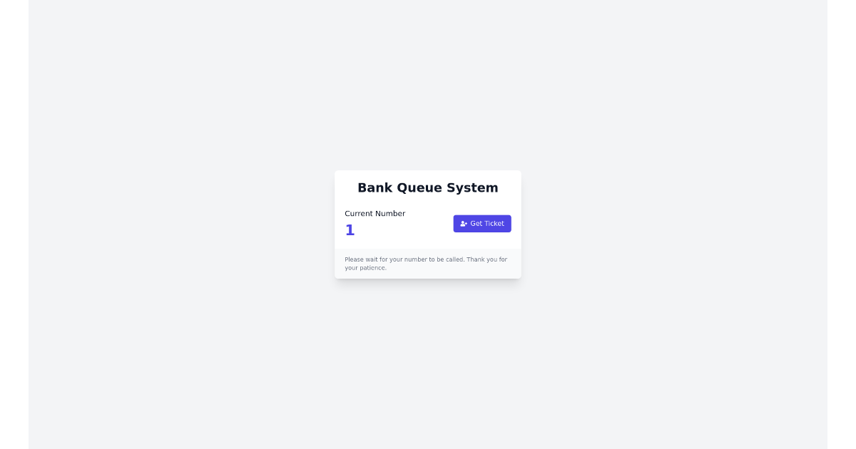 Queueing System - Free React, Tailwind Component