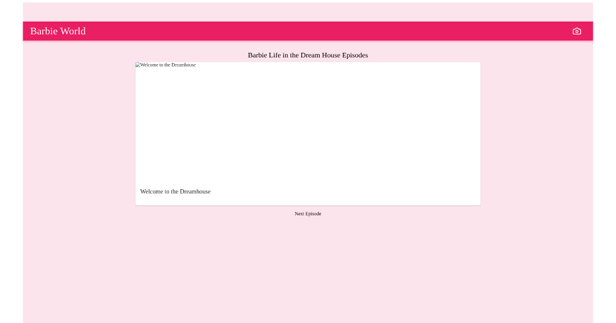 Barbie Header - Free React, Mui Component