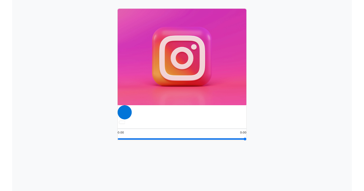 You Tube Audio Player - Free Html, Bootstrap Component