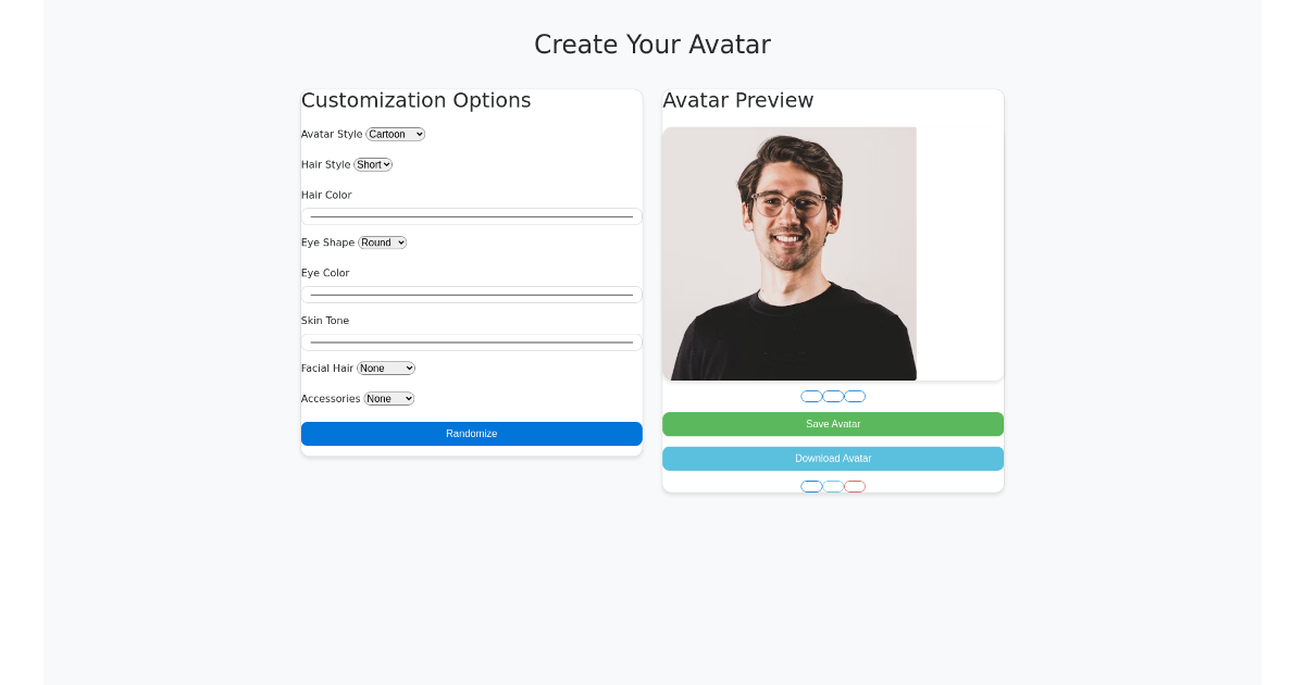 Bootstrap Avatar Component - Elegant User Profile Design