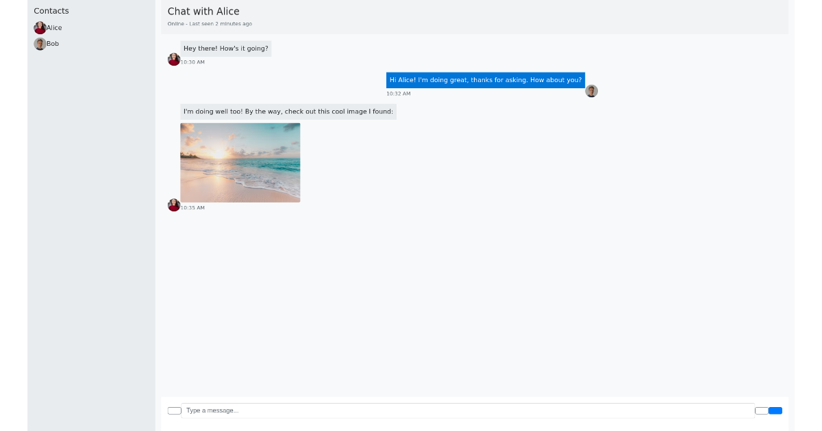 Feature- Rich Chat Component - Free Html, Bootstrap Component