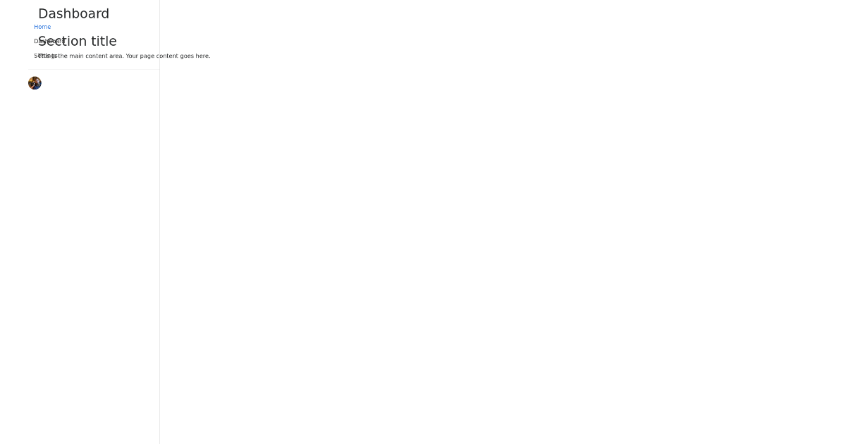 Collapsible Vertical Navigation - Free Html, Bootstrap Component