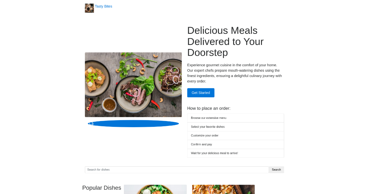 Food Delivery Landing - Free Html, Bootstrap Component