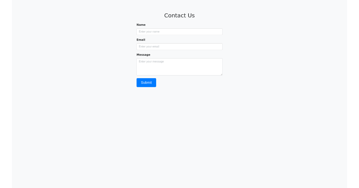 Beautiful Contact Form - Free Html, Bootstrap Component