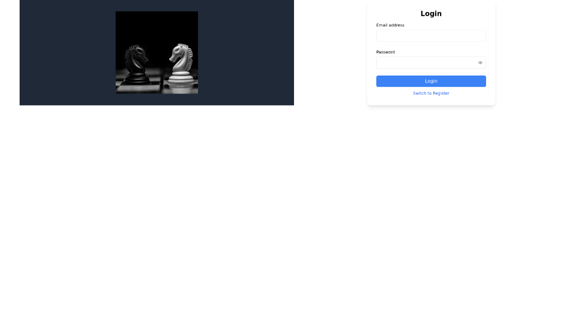 Chess Login Interface - Free Html, Bootstrap Component