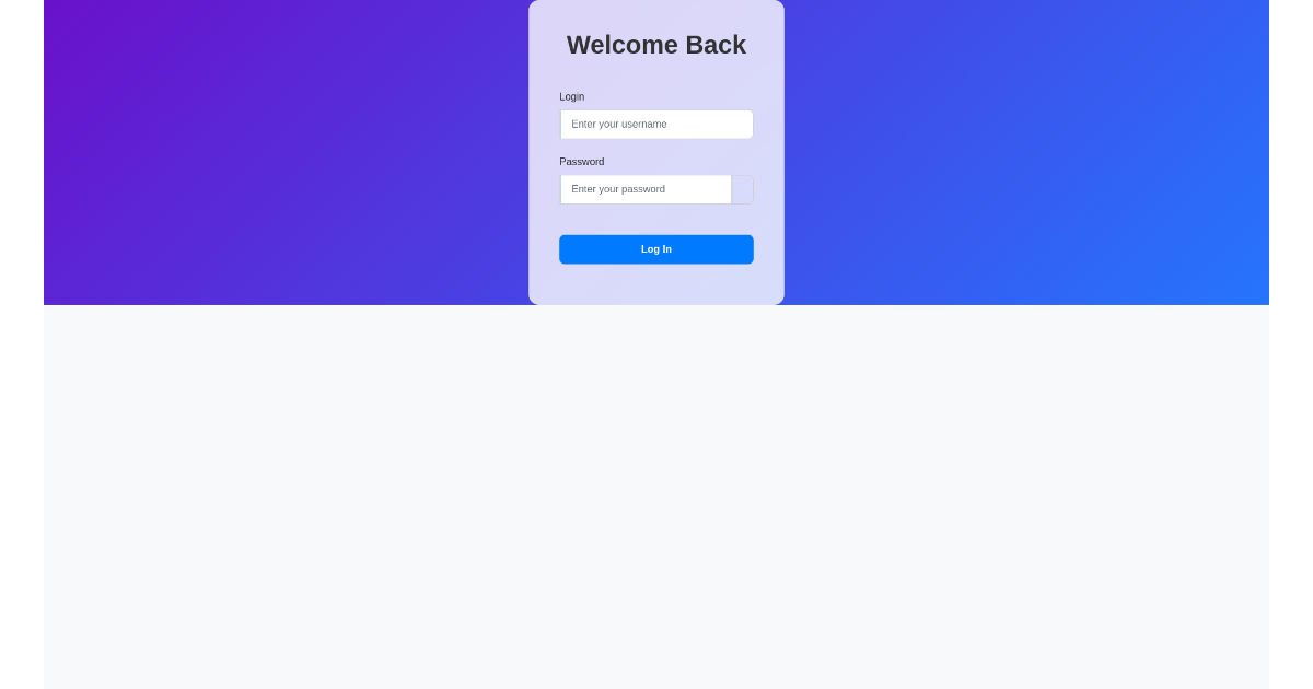 Modern Login Page - Free Html, Bootstrap Component