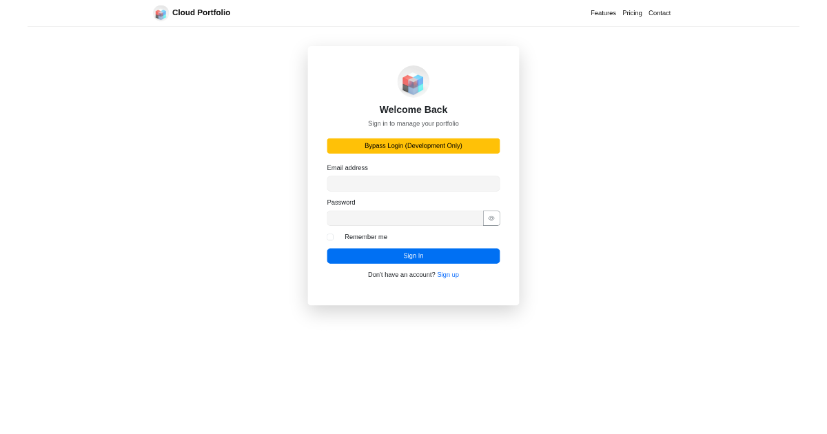 Login Authentication Component - Free Html, Bootstrap Component