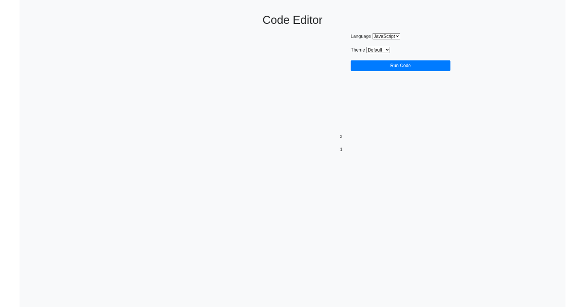 Code Editor Component - Free Html, Bootstrap Component