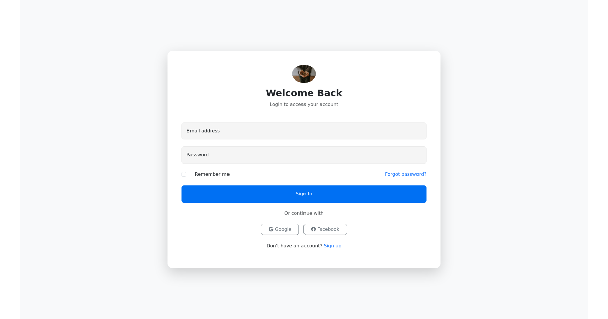 Modern Login Interface - Free Html, Bootstrap Component