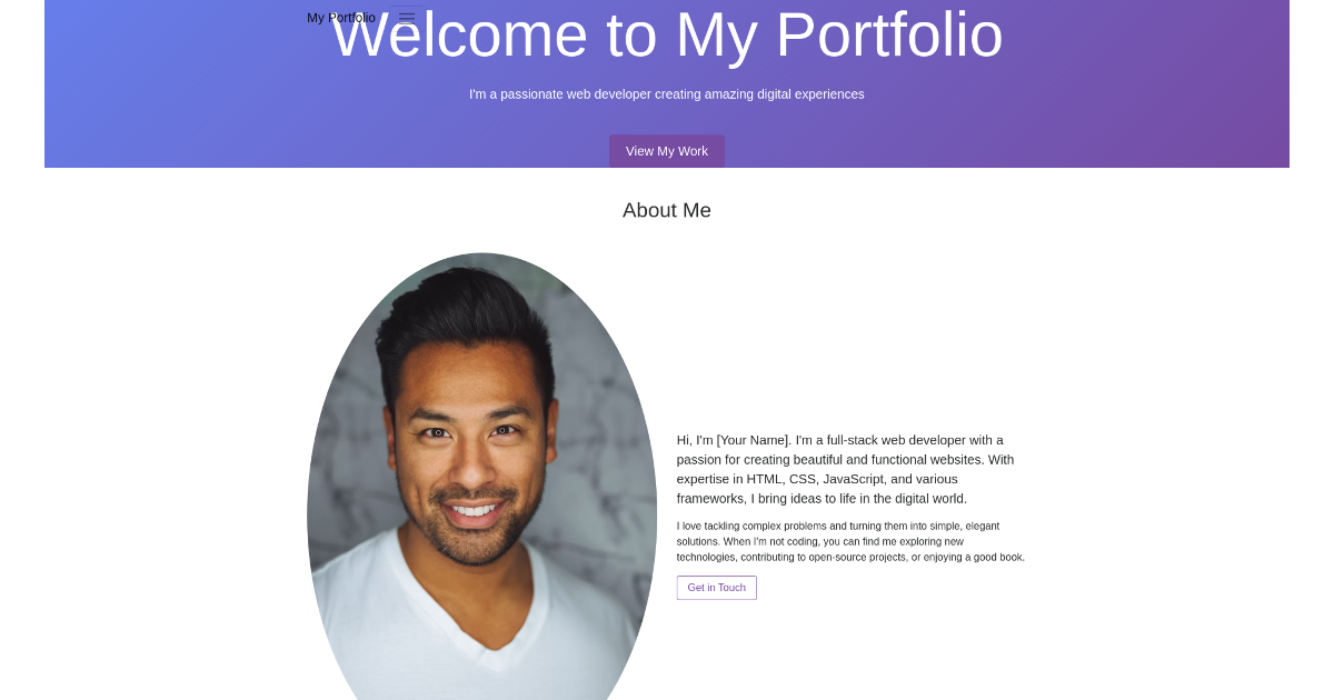 Portfolio Login Component - Free Html, Bootstrap Component