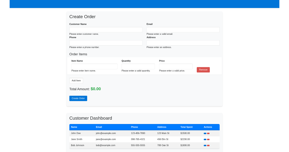 Invoice Generator Dashboard - Free Html, Bootstrap Component