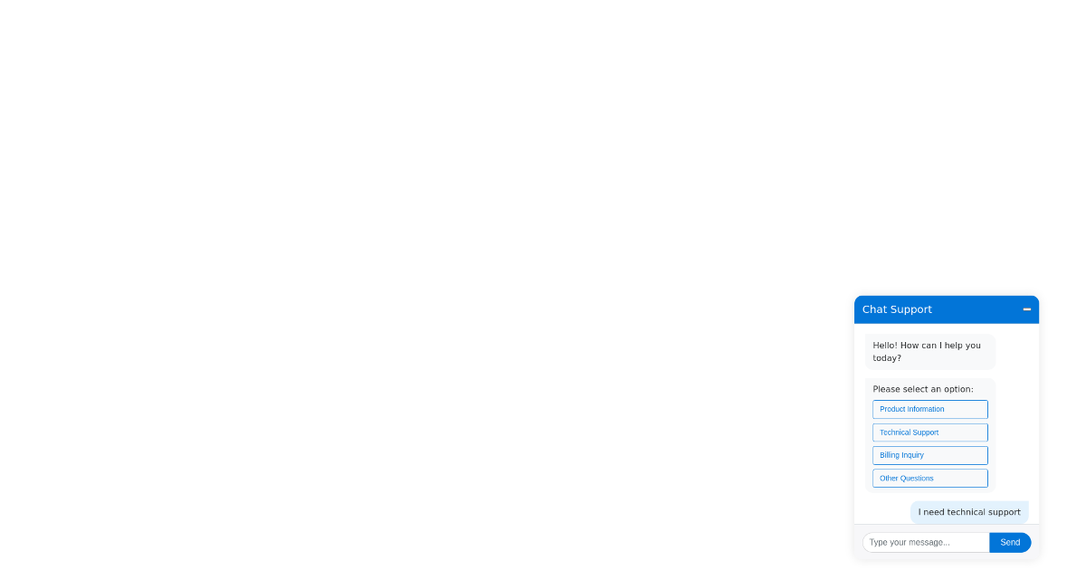 Chat Interface Component - Free Html, Bootstrap Component