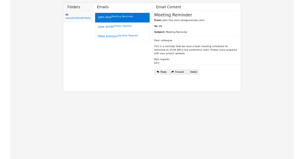Feature- Rich Inbox - Free Html, Bootstrap Component