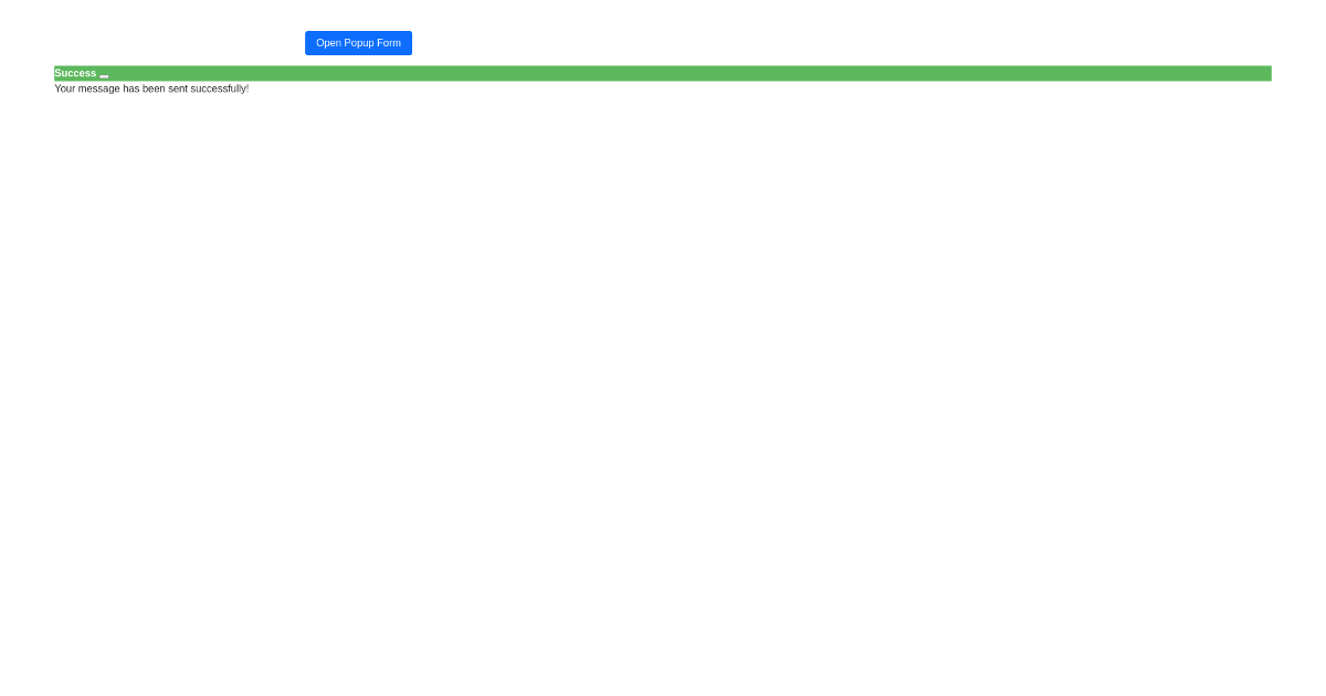 Rich Popup Form - Free Html, Bootstrap Component