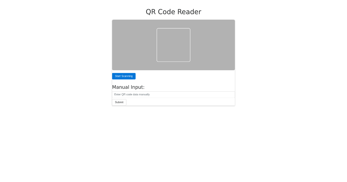 Build a Responsive QR Code Reader with Bootstrap and JavaScript