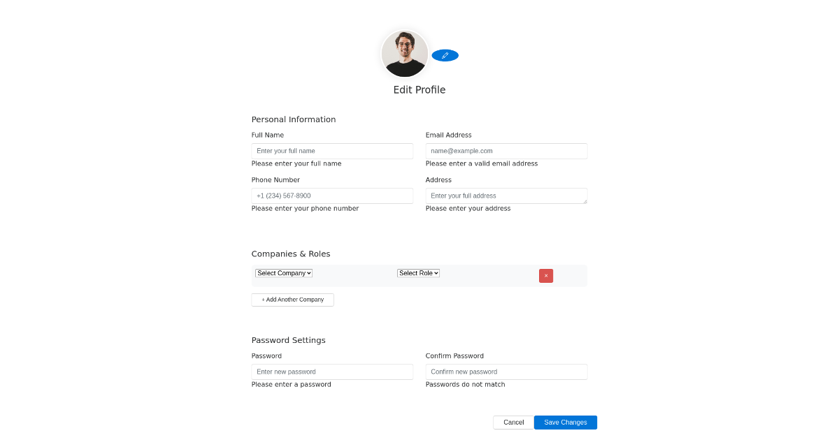 Bootstrap Responsive Two Columns with Rounded Group Boxes for Business